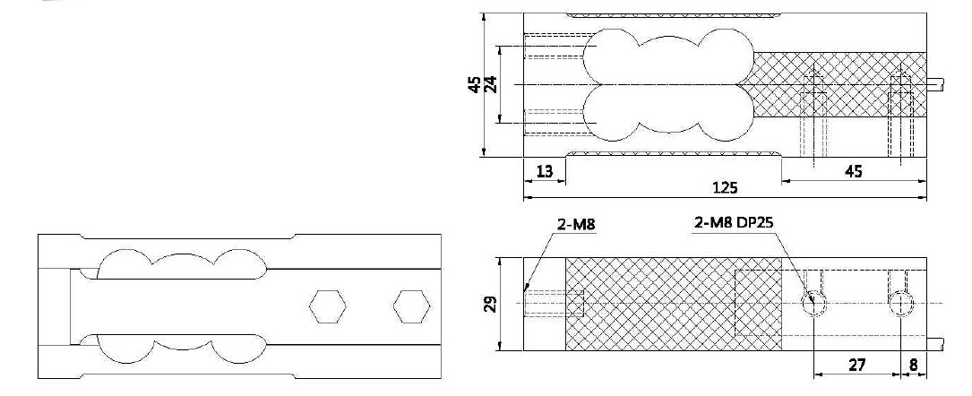 SAINTBOND / LC3502 Single Point Industrial Load Cells Single Point Load ...