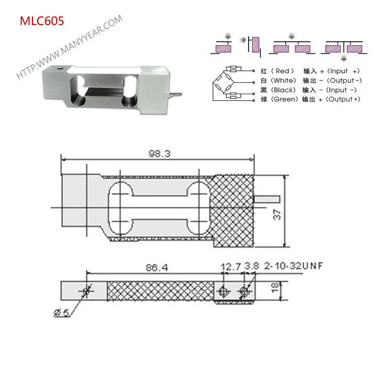MANYYEAR / MLC605 pricing scale weight sensor - KSENSORS : 케이센서스