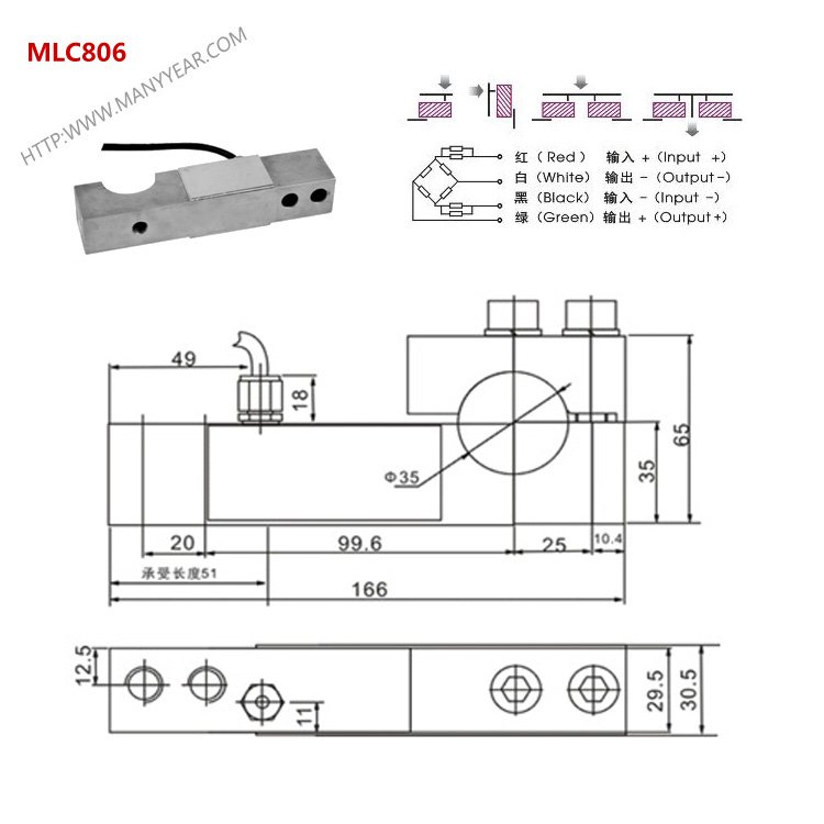 MANYYEAR / MLC806 batching scale weight sensor - KSENSORS : 케이센서스